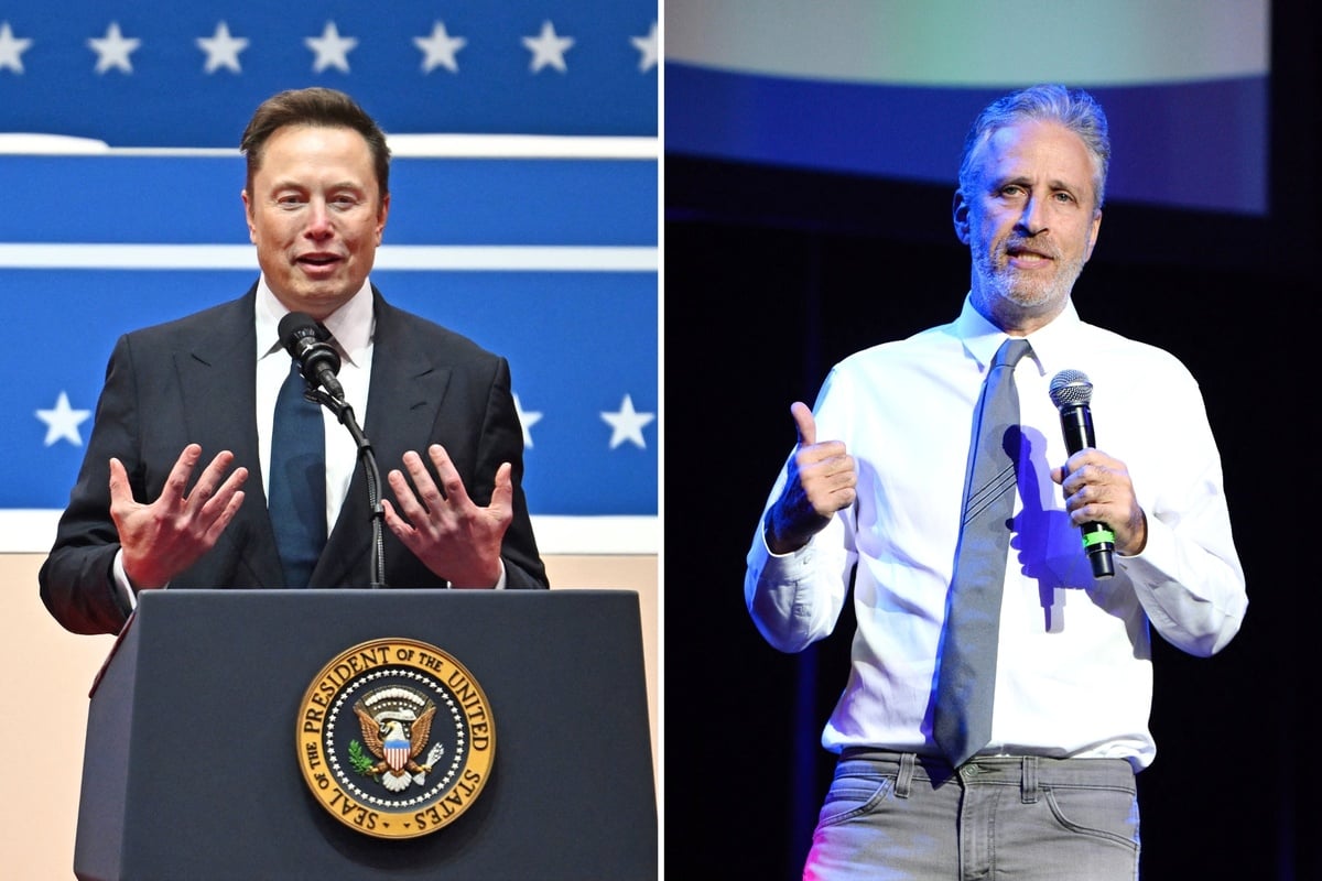 Jon Stewart slams Elon Musk's Jon Stewart slams Elon Musk's