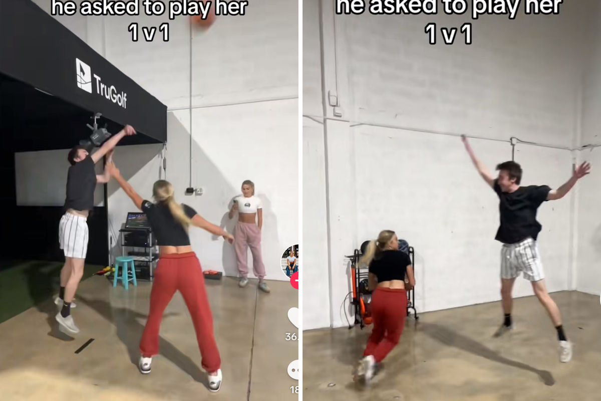 Haley Cavinder's impressive hoops skills go TikTok viral