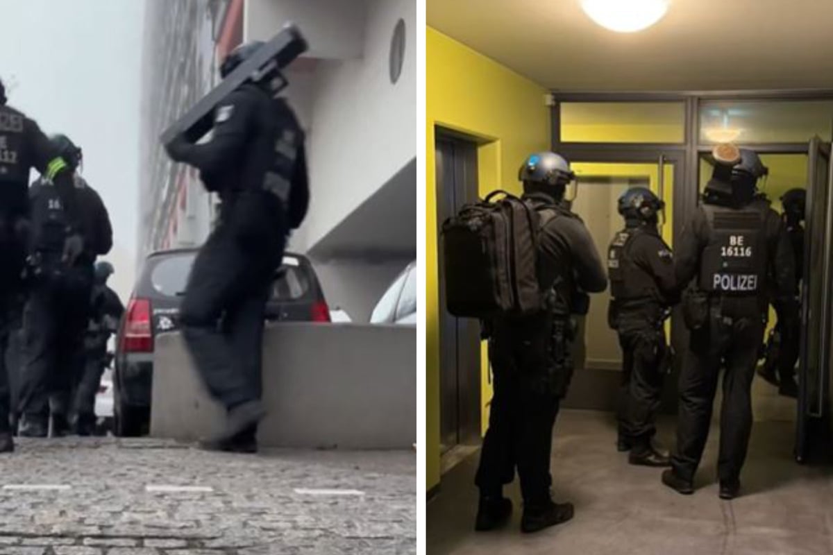 Razzia nach Kugelbomben-Explosion in Berlin: Polizei durchsucht Wohnungen