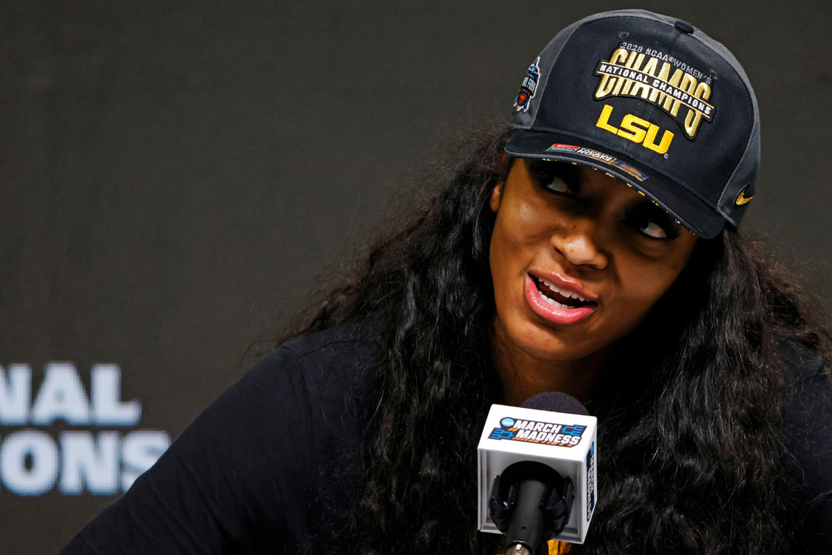 Angel Reese slam dunks trailblazing TIME100 NEXT honor!