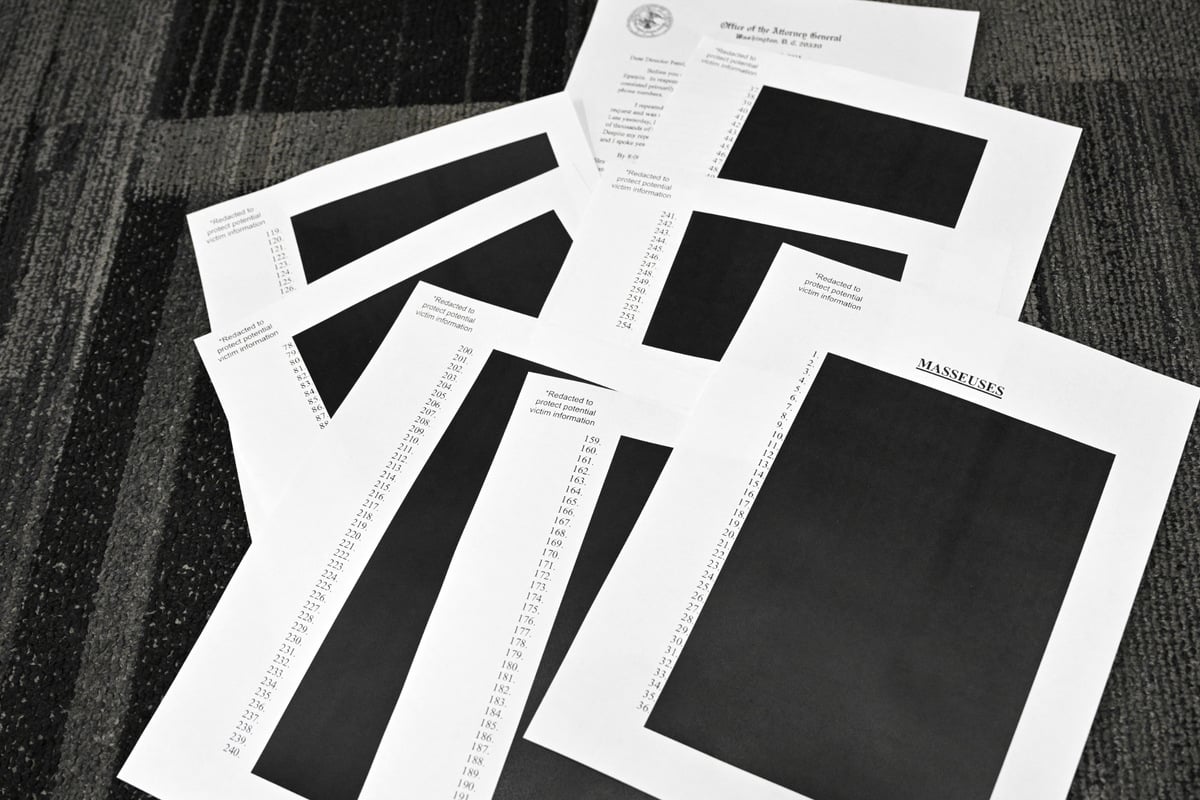 DOJ begins release of long-awaited – and heavily redacted – Epstein files