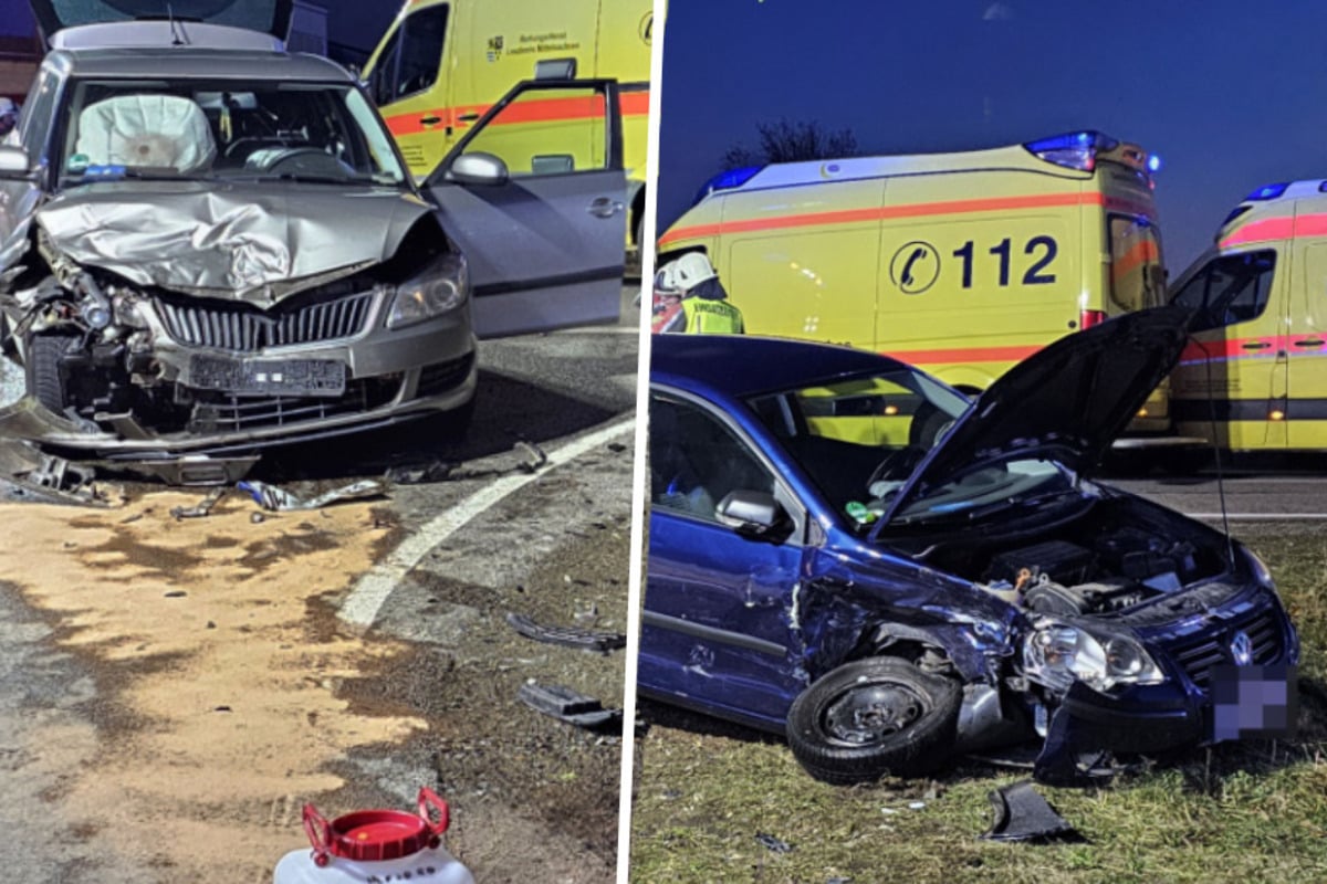 Kreuzungscrash in Rossau: Vier Personen verletzt