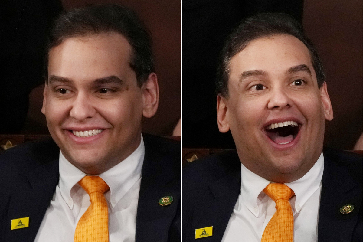 George Santos refers to himself as "simple-minded" as tensions build