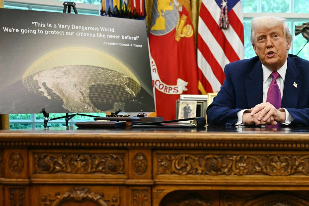 Trump reveals plans for "Golden Dome" missile shield to protect the US ...