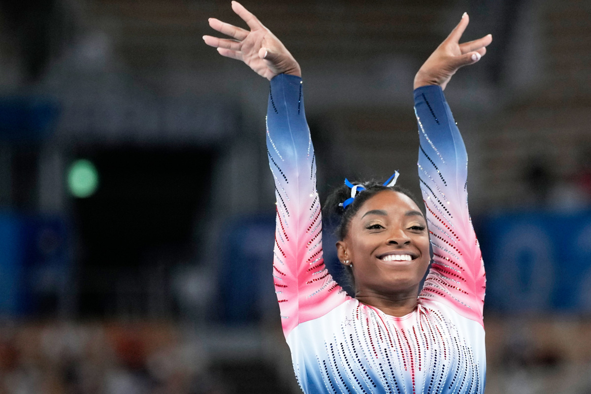 Turnen Simone Biles Gibt Ihr Comeback Nach Zwei Jahren Auszeit