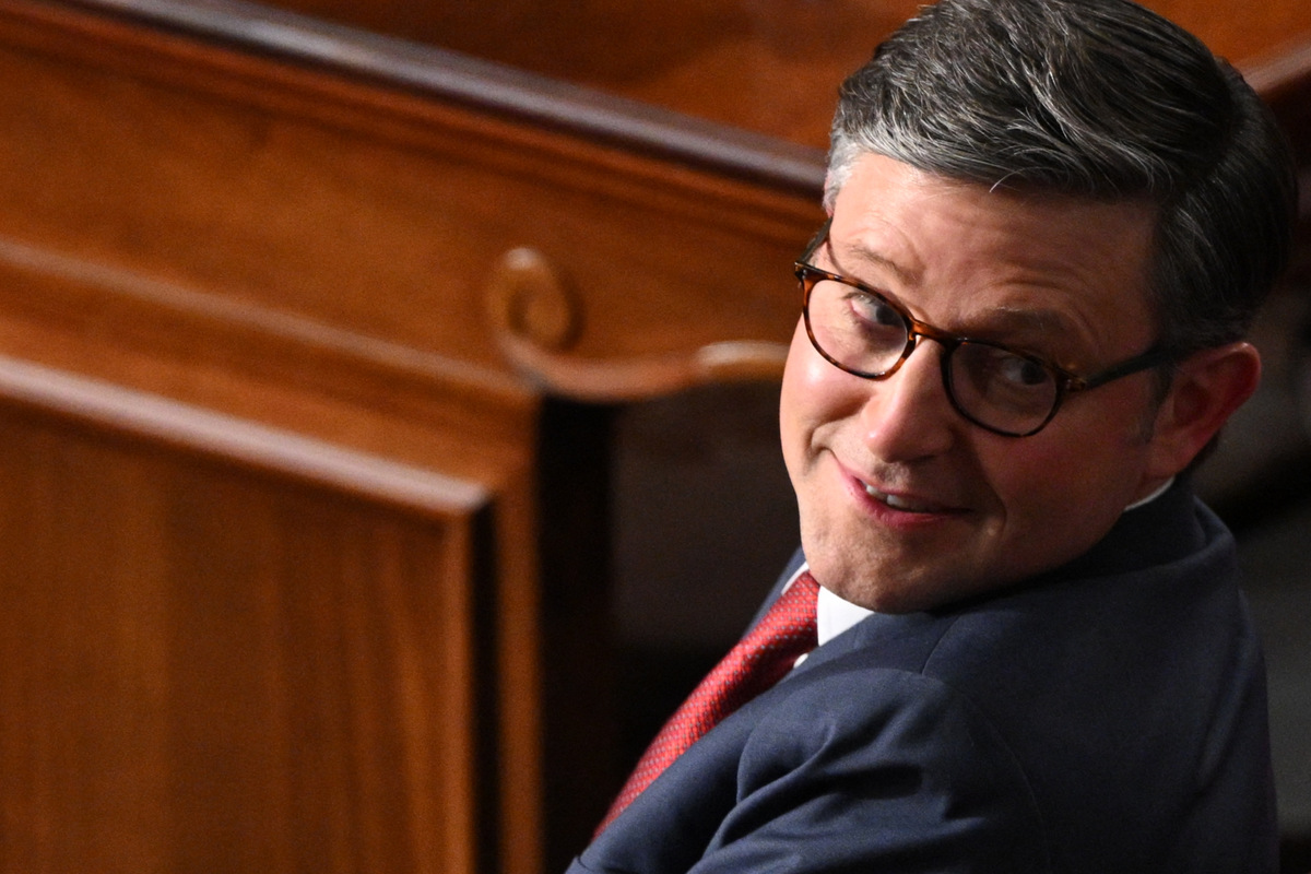 Last-minute Republican vote switches save Mike Johnson's re-election in ...