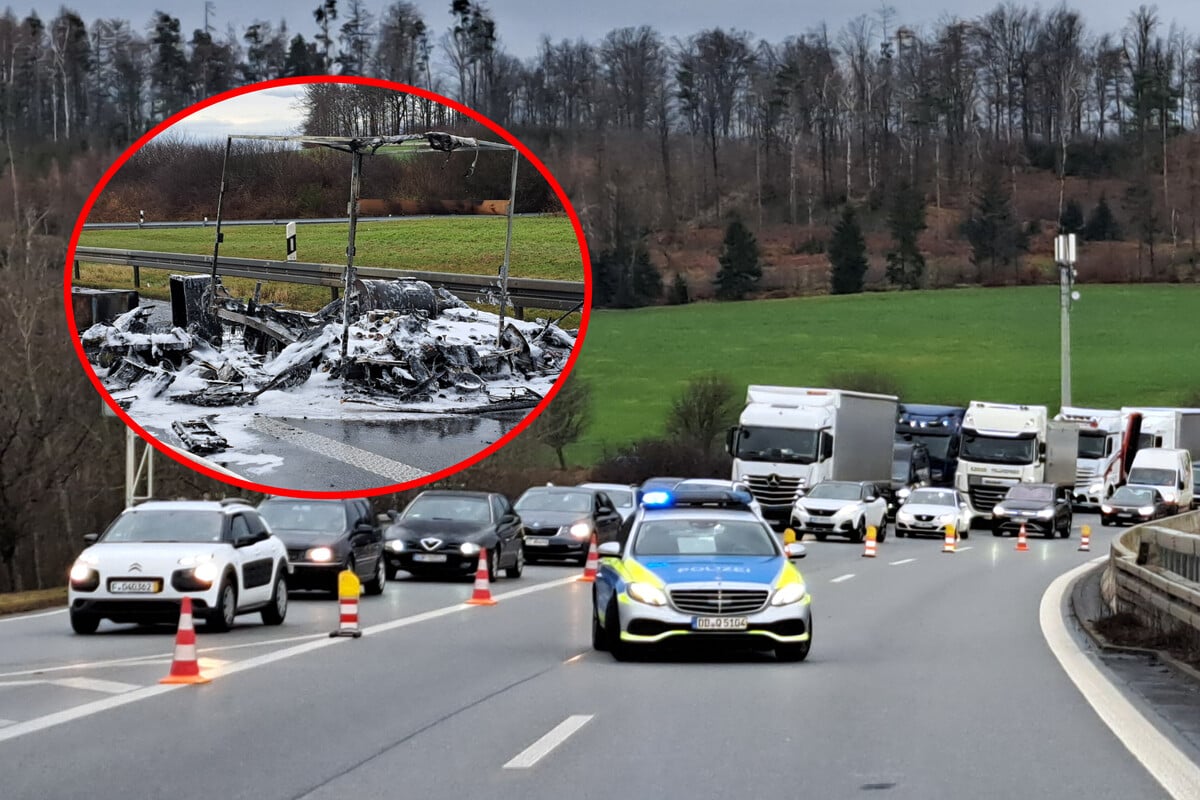 Stau A4 Richtung Gorlitz