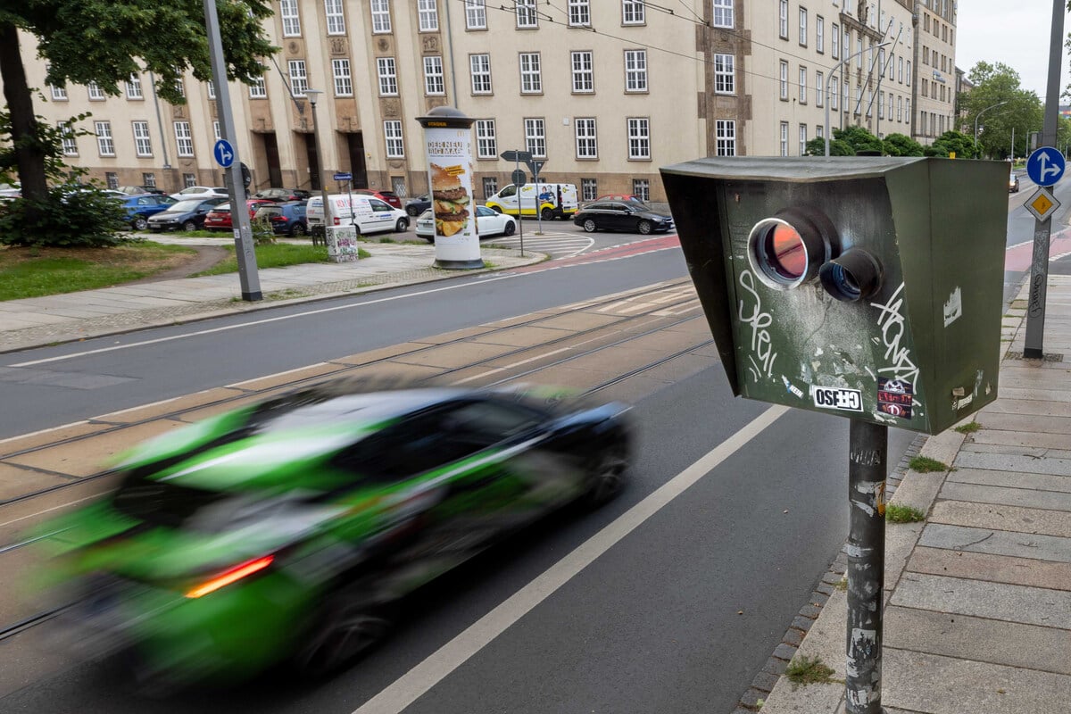 Dresdens "bester" Blitzer: Dieses Jahr schon 142.285 Euro eingespielt