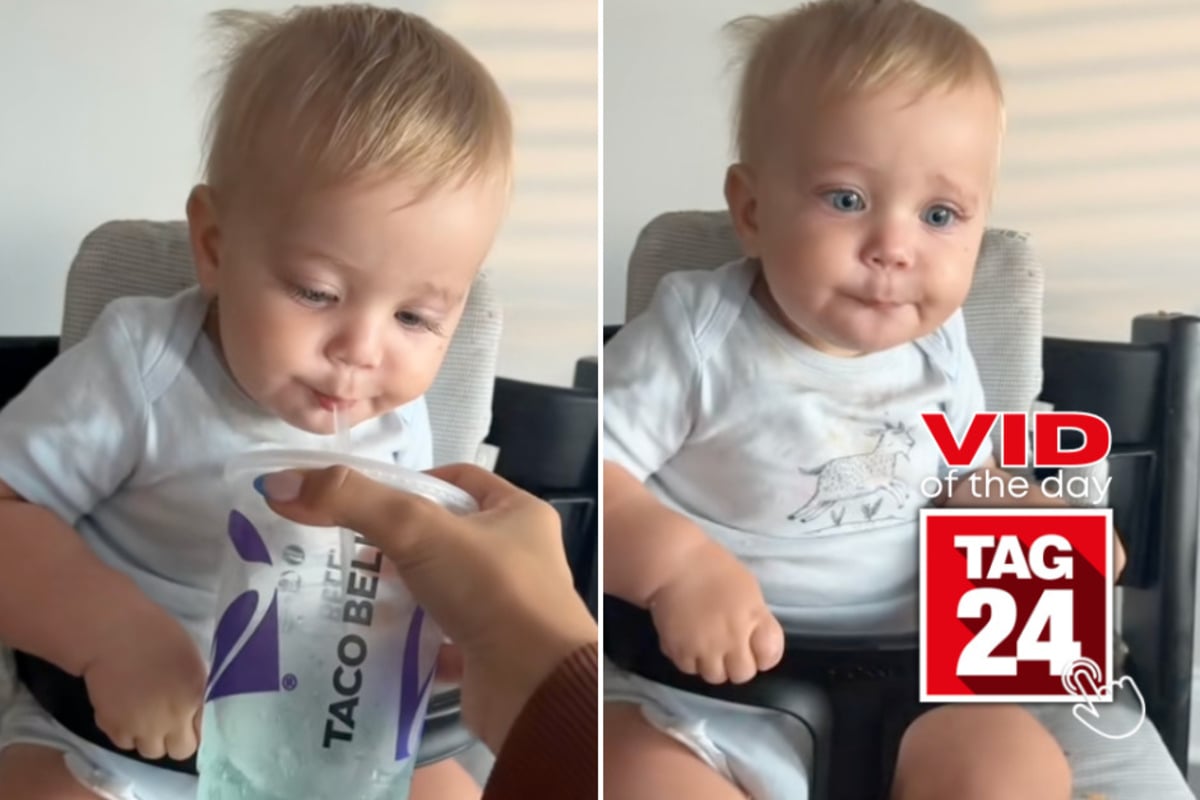 Viral Video of the Day for September 14, 2024: Baby tries Taco Bell's ...
