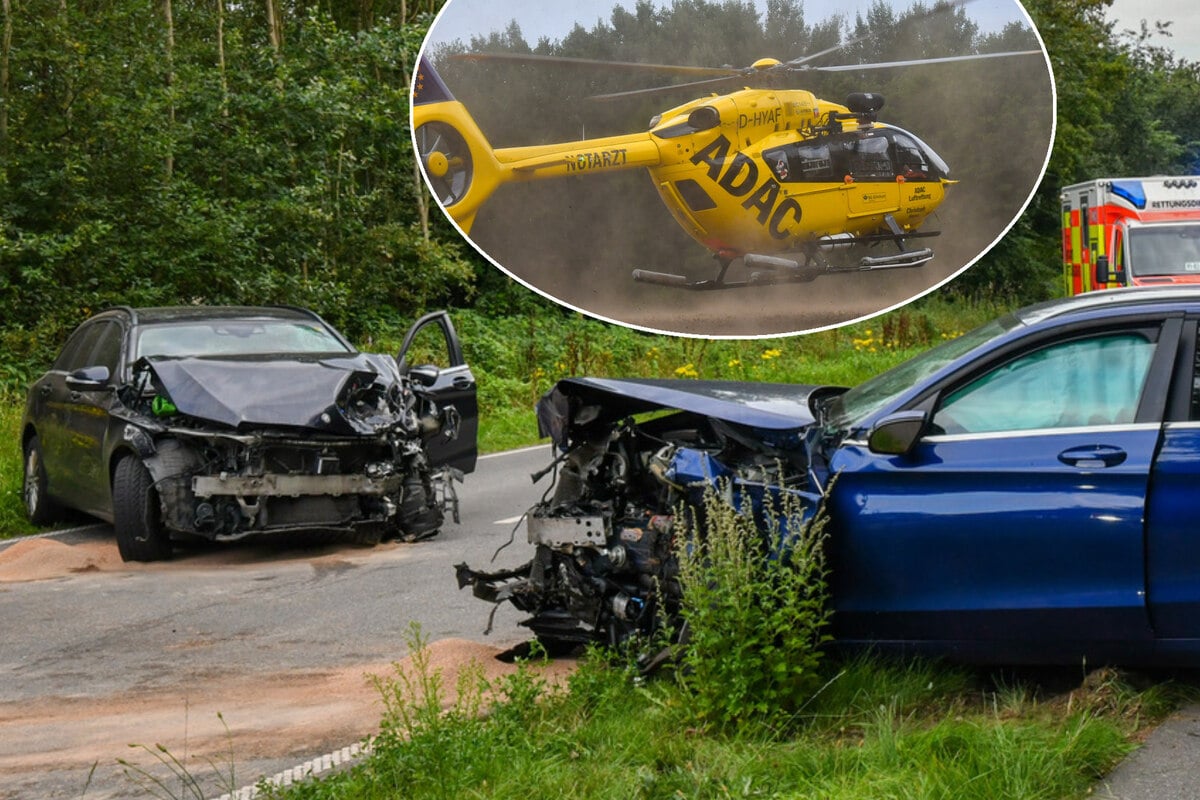 Witzhave - Frontal-Crash sorgt für Hubschraubereinsatz: Zwei Kleinkinder verletzt