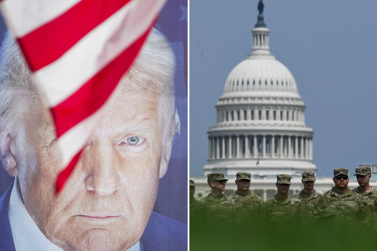 Trump set for military parade on birthday amid nationwide "No Kings ...