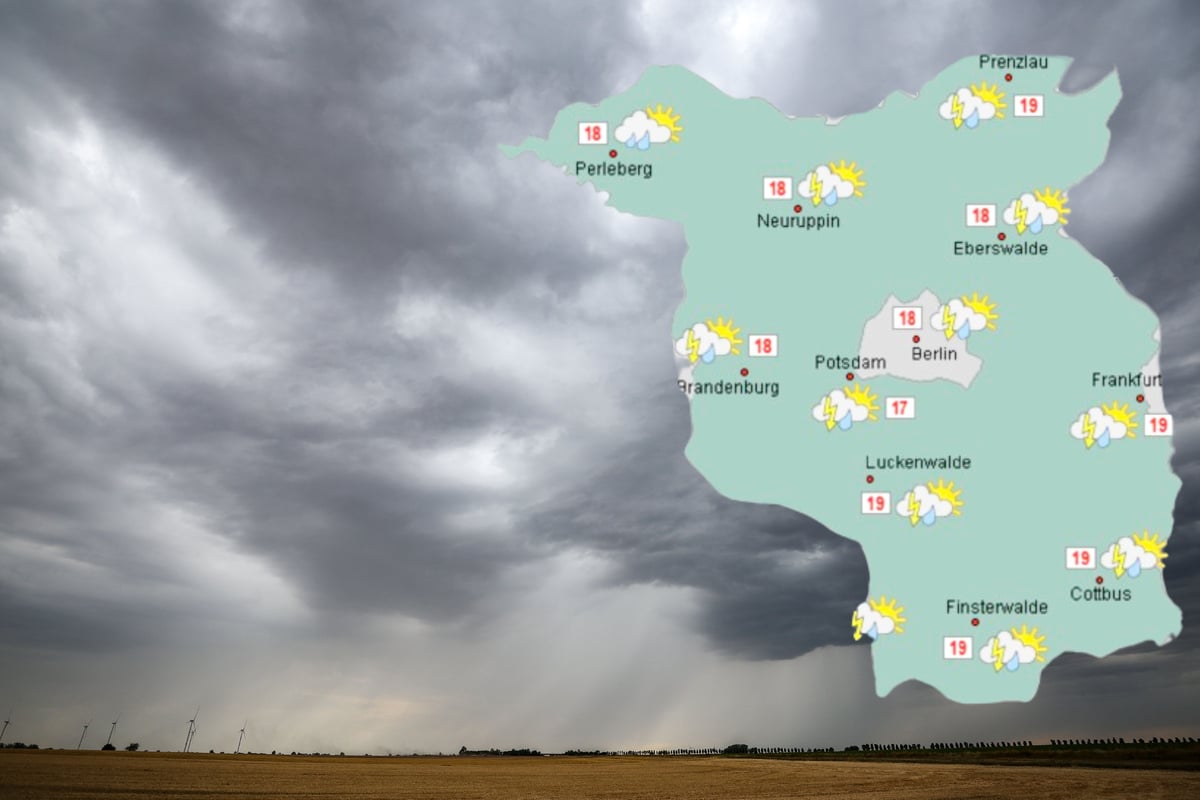 Gewitter, Hagel und Starkregen in Berlin und Brandenburg