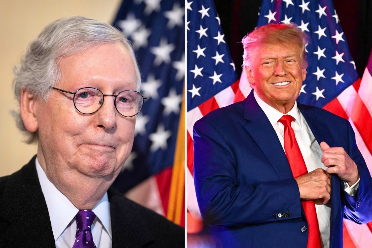 Senator Mitch McConnell endorses Donald Trump for president despite tense past