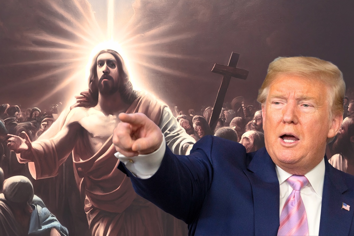 Trump claims if Jesus had counted votes in 2020, he would have won ...