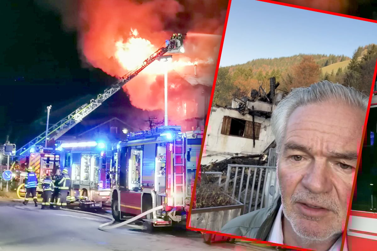 Balderschwang: Nach verheerendem Brand - Hotelbesitzer meldet sich mit Video vor Ruine