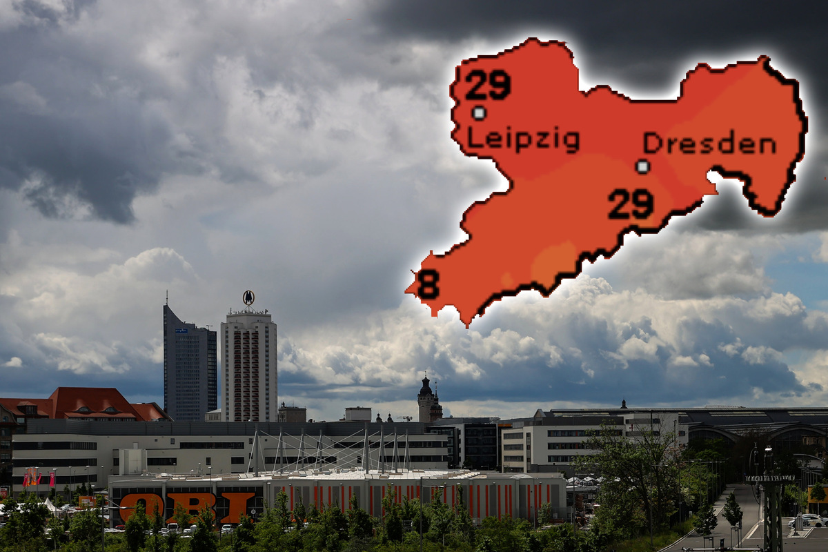 Sachsen-Wetter: Woche startet hitzig, dann rollt Gewitter-Front auf ...