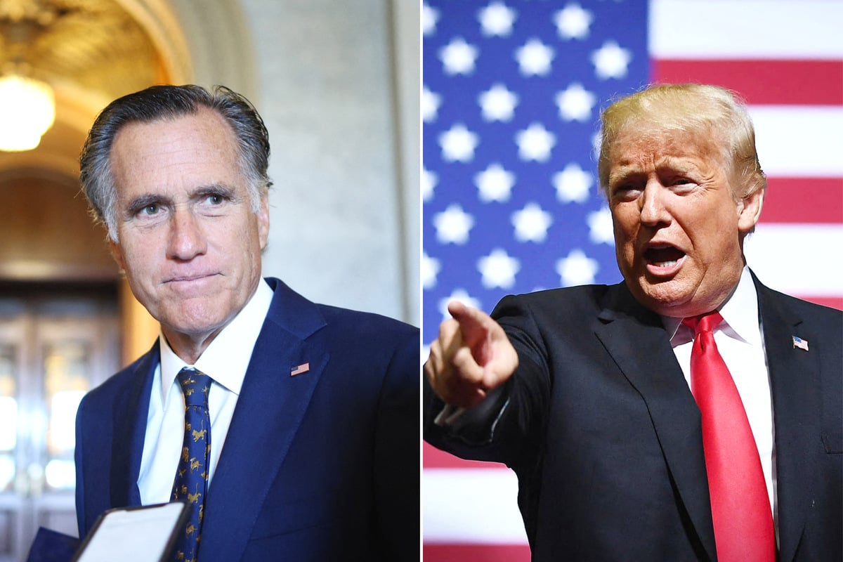 Donald Trump furiously hits back after Mitt Romney ignites effort to ...