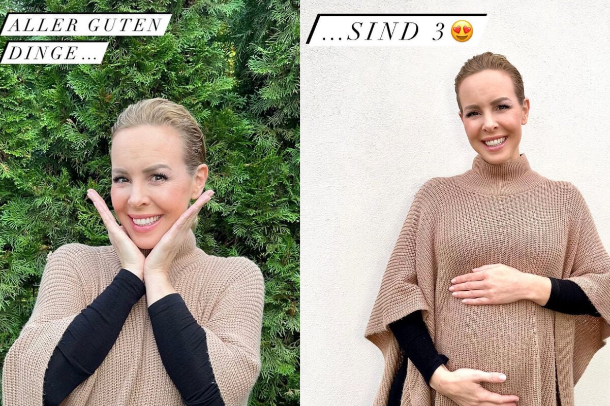 Isabel Edvardsson ist schwanger: "Aller guten Dinge ... sind drei!"