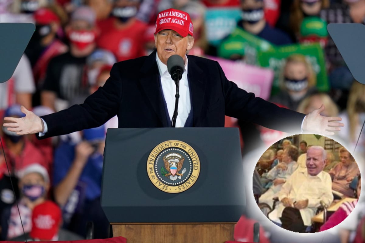 Joe Biden als Greis im Seniorenheim: Geht Donald Trump jetzt endgültig ...