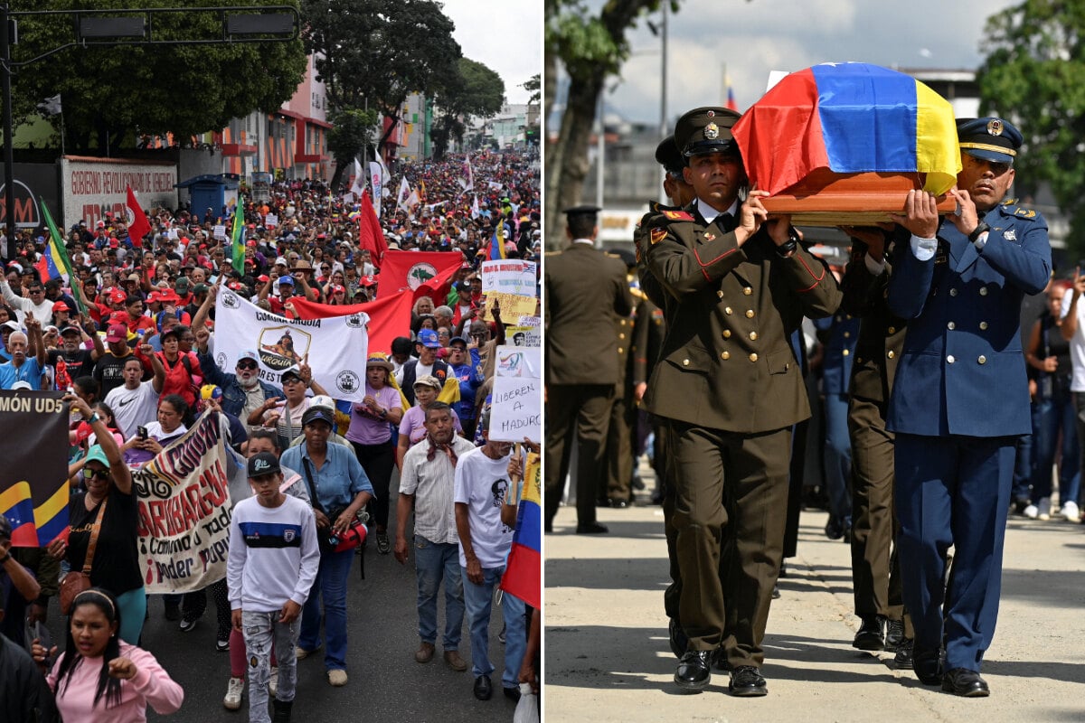 Venezuelans demand release of Maduro and mourn those killed in US coup ...