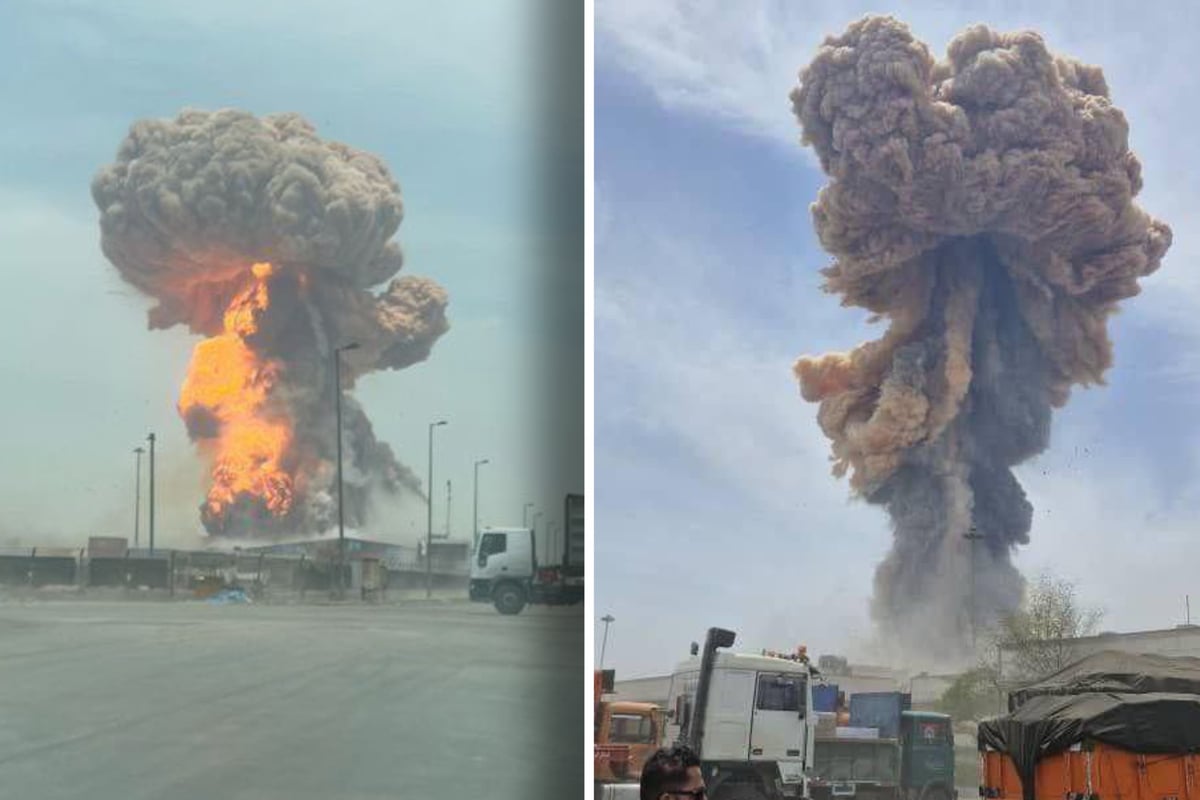 Iran: Gewaltige Explosion erschüttert Hafen von Bandar Abbas! Hunderte ...
