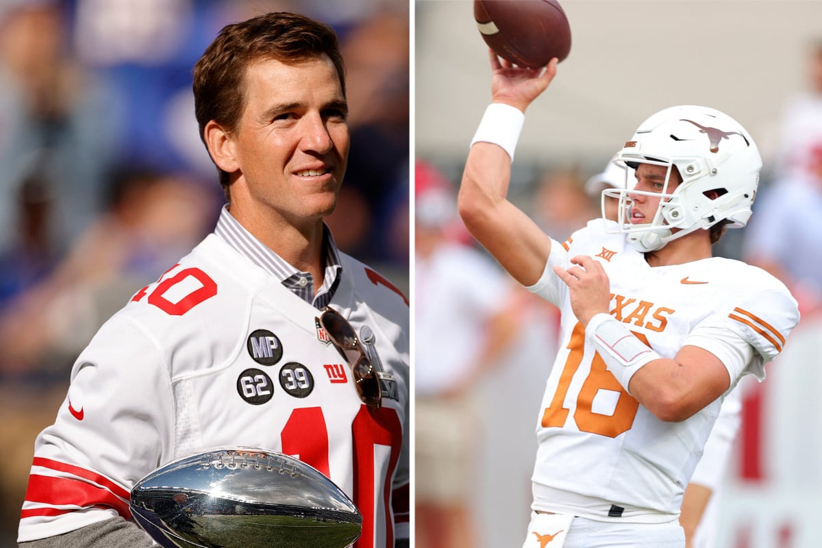 Arch Manning gets advice from Uncle Eli about riding the bench