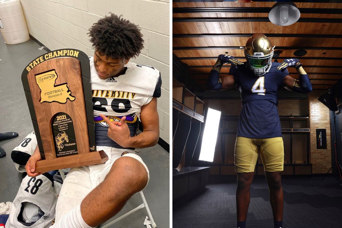Jaiden Ausberry commits to "next chapter" and puts Notre Dame football ...