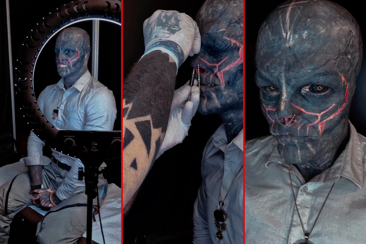 "Black Alien" pierces amputated nose hole in latest grisly body ...