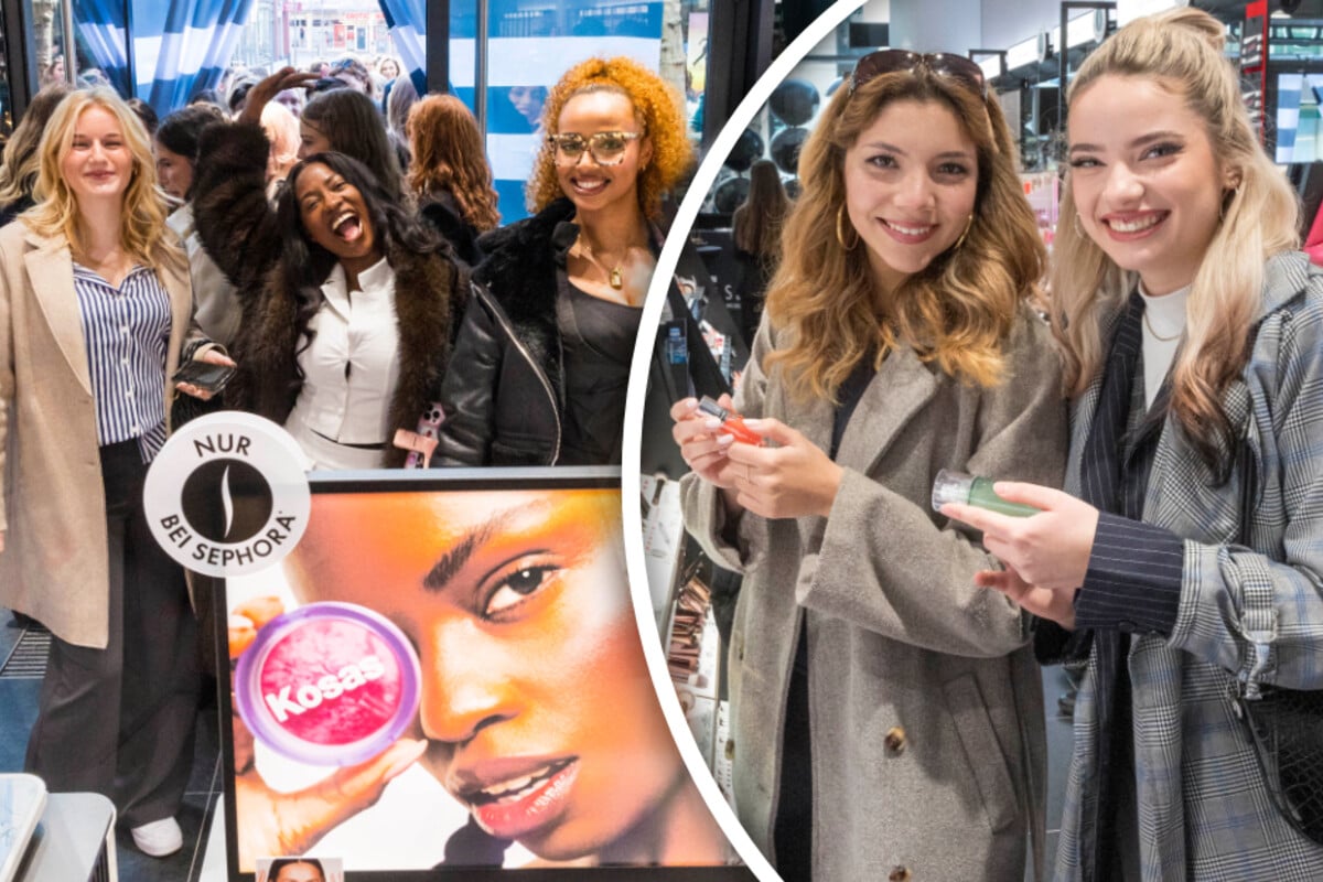 Großer Andrang zur Eröffnung der neuen Sephora-Filiale in Dresden