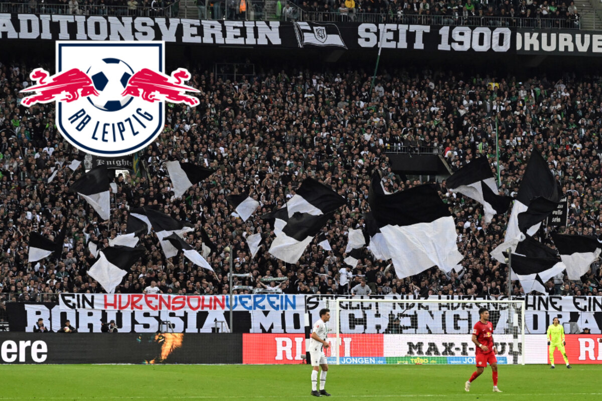 Gladbach wegen Banner gegen RB Leipzig verurteilt: "Ein Hurensohnverein ...