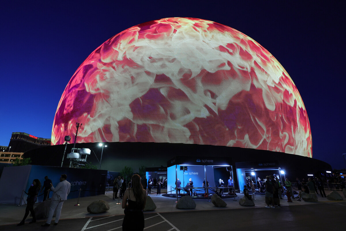 What is The Sphere in Las Vegas? U2 and Aronofsky roll out mind-blowing ...