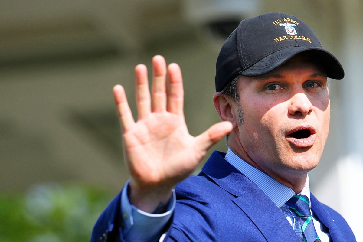 Defense Department slammed for "cringe-worthy" Pete Hegseth meme