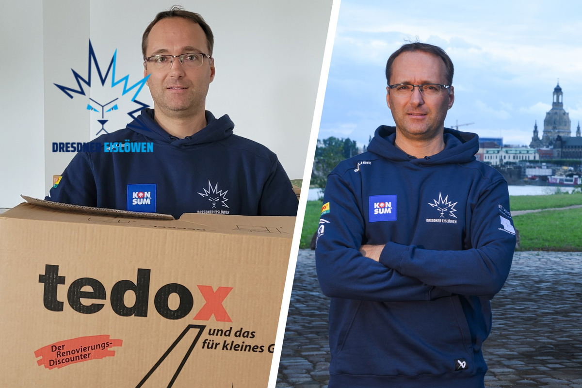 Eislöwen-Sportdirektor Matthias Roos ist jetzt Dresdner! Umzug mit "60 ...