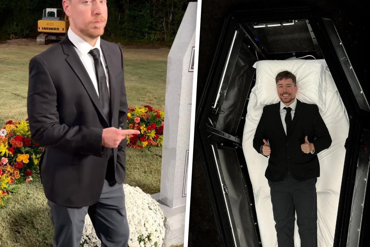 Lebendig begraben: YouTube-Superstar Mr Beast verbrachte sieben Tage im ...