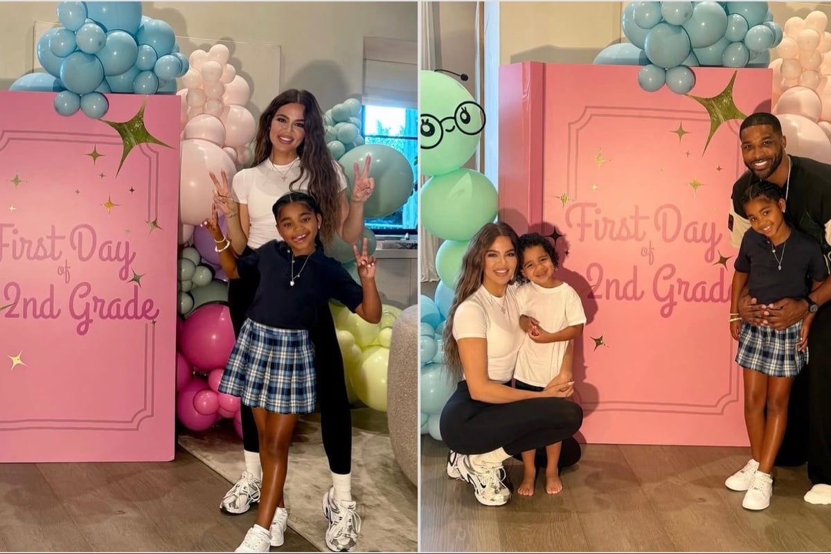 Khloé Kardashian reunites with Tristan Thompson for daughter True's big ...