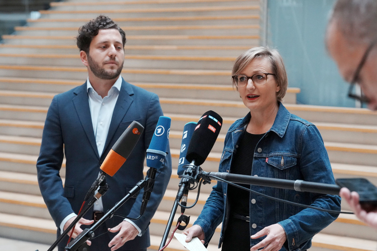 Franziska Brantner und Felix Banaszak wollen Grünen-Chefs werden