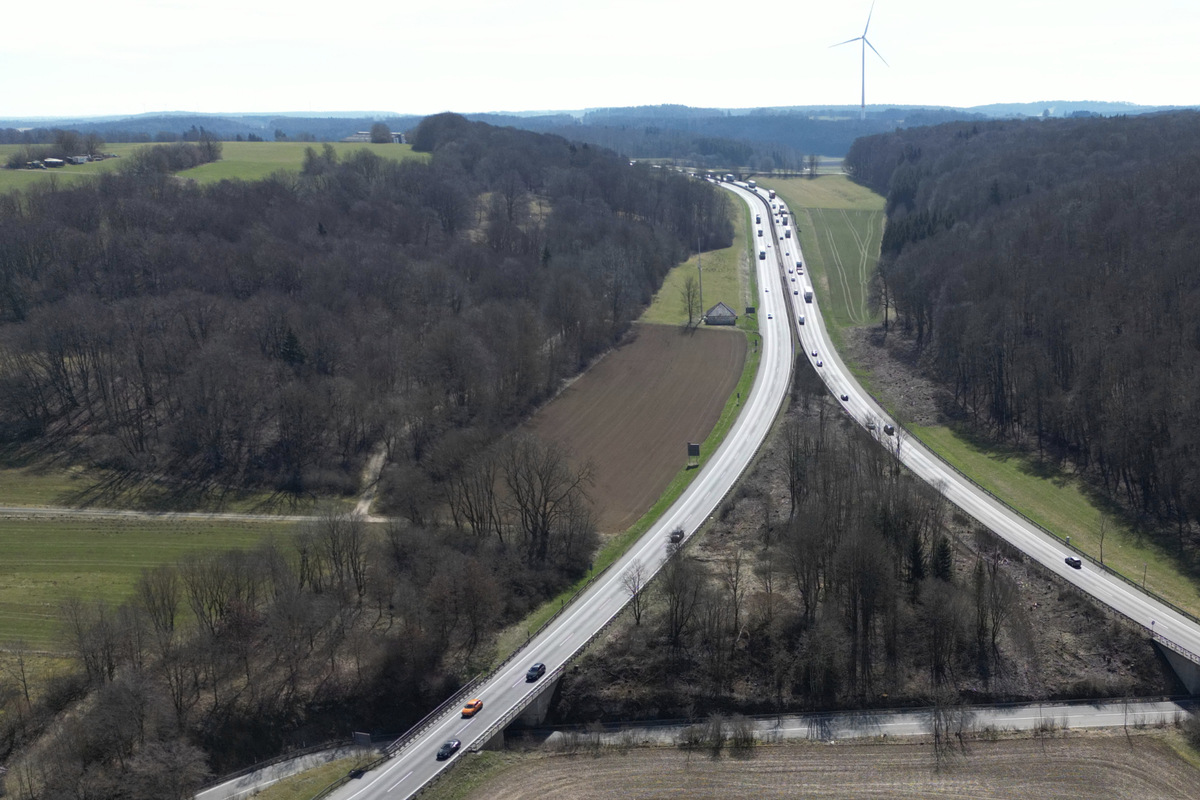 Raststatten A8 Richtung Stuttgart