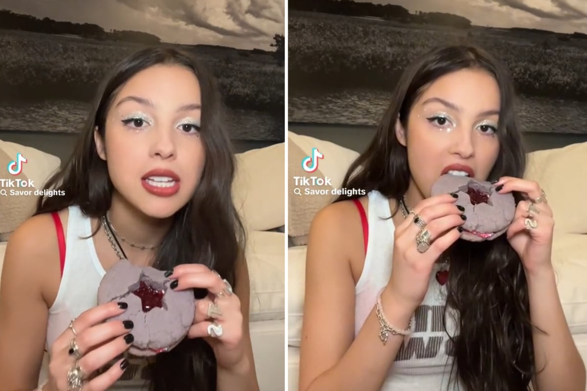Olivia Rodrigo Nimmt An Tiktok Cookie Trend Teil Während Der Guts World Tour
