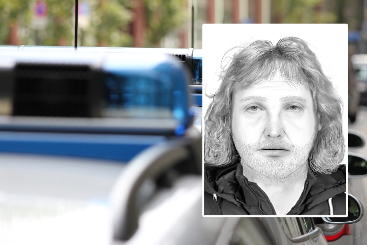Polizei jagt Täter mit Phantombild: Wer ist der Mann, der eine junge ...