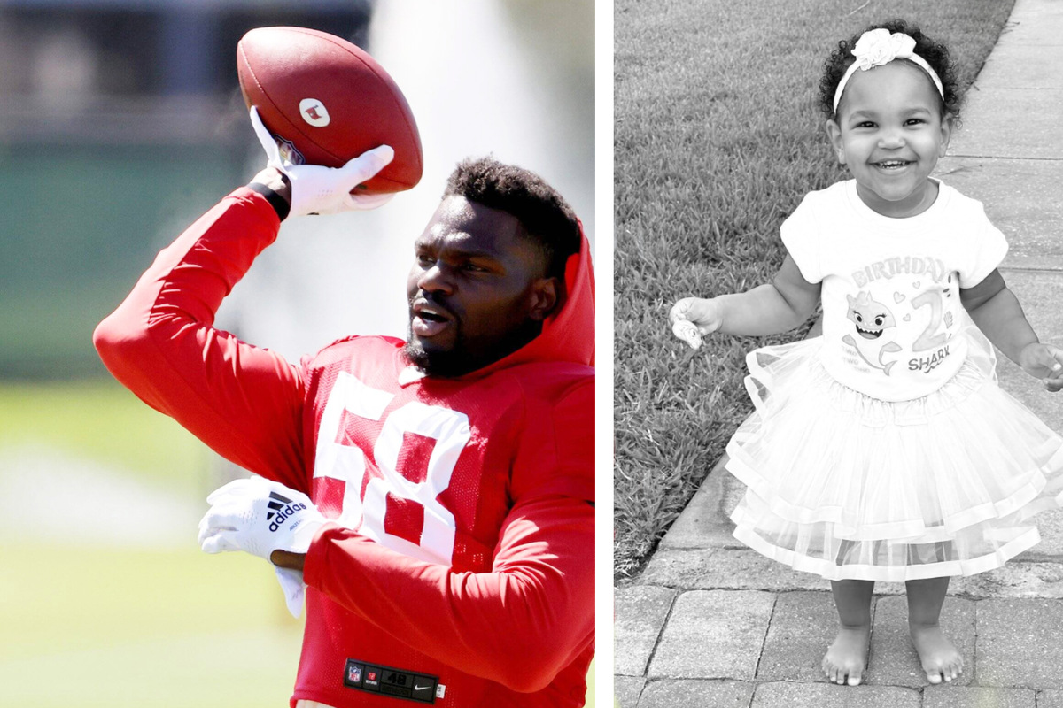 Buccaneers star Shaquil Barrett tragically loses 2-year-old daughter