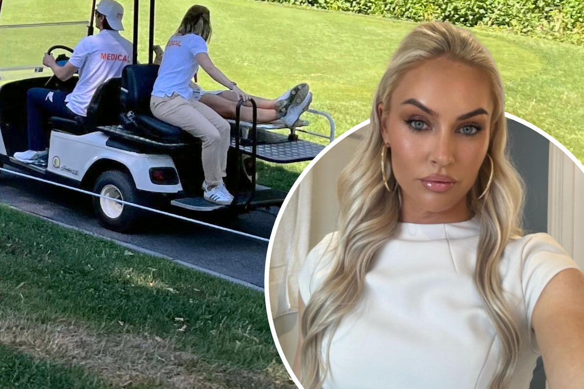 Doppel-Schock! Golf-Star Charley Hull bricht während Runde zweimal zusammen