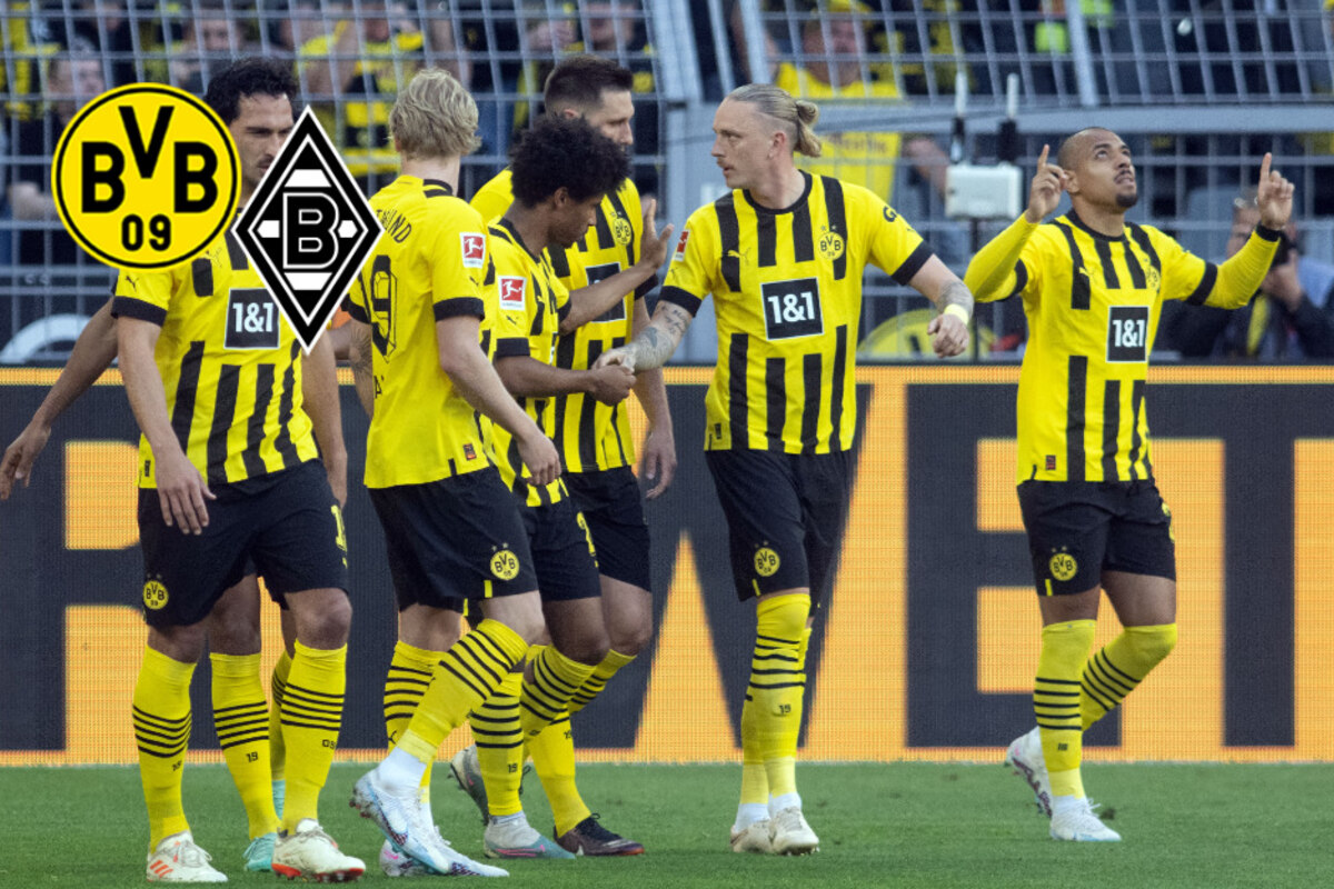 7-Tore-Fest: Borussia Dortmund schießt Borussia Mönchengladbach ab und ...