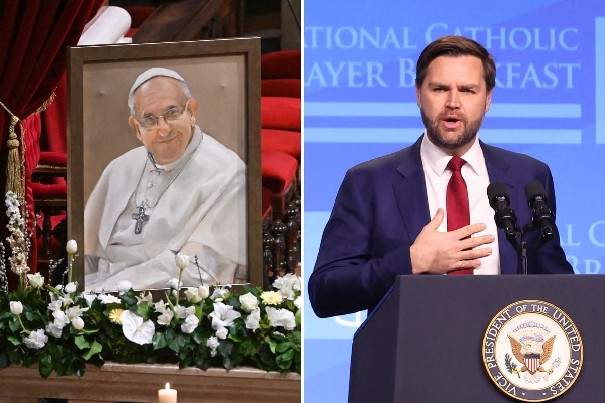 JD Vance admits it was "pretty crazy" meeting Pope Francis hours before ...
