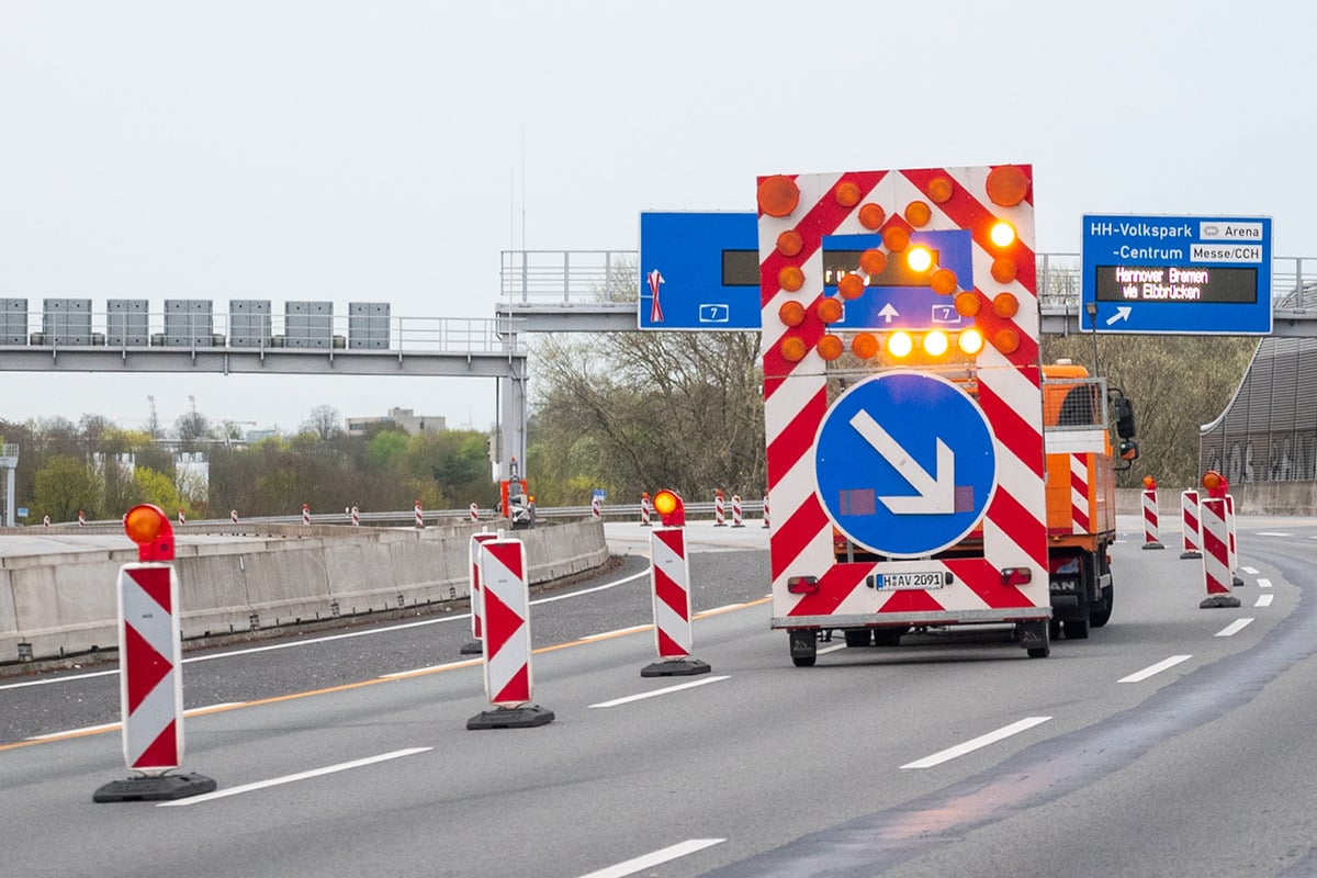 Hamburg: Nach 50-Stunden-Sperrung - Verkehr auf A7 und im Elbtunnel wieder freigegeben