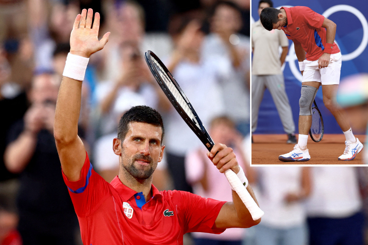 Paris Olympics: "Concerned" Novak Djokovic chases gold amid injury scare