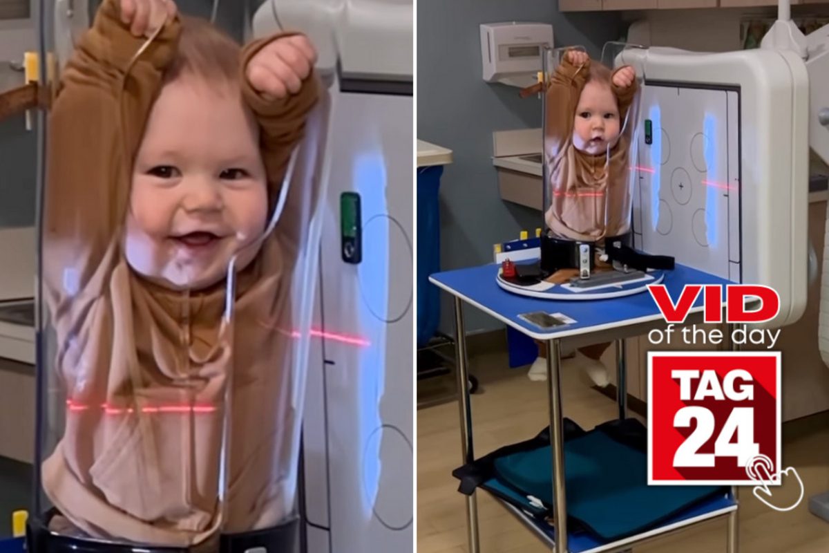 Viral Video of the Day for January 31, 2024: This baby can't stop ...