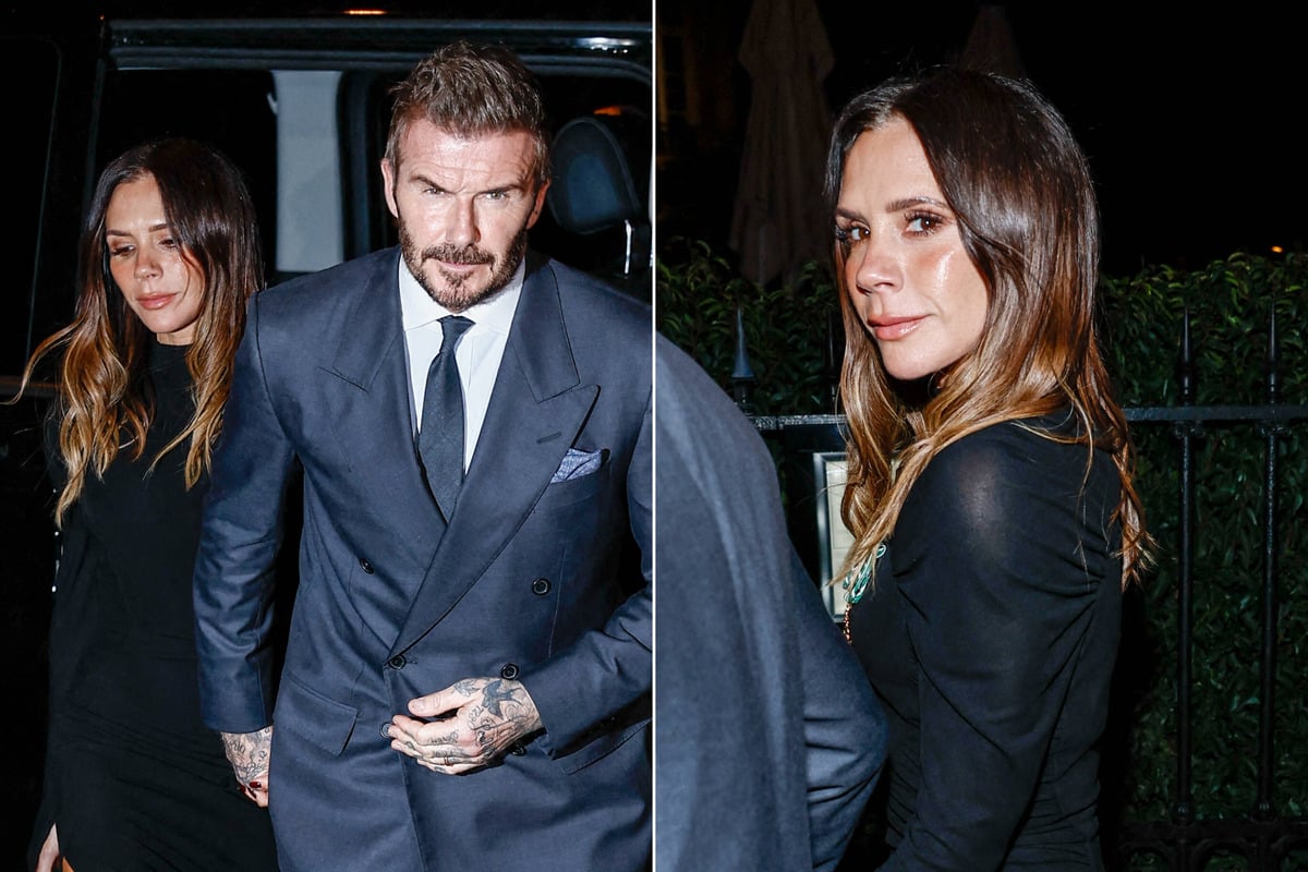 Victoria Beckham joined by David and kids – sans Brooklyn – as she ...