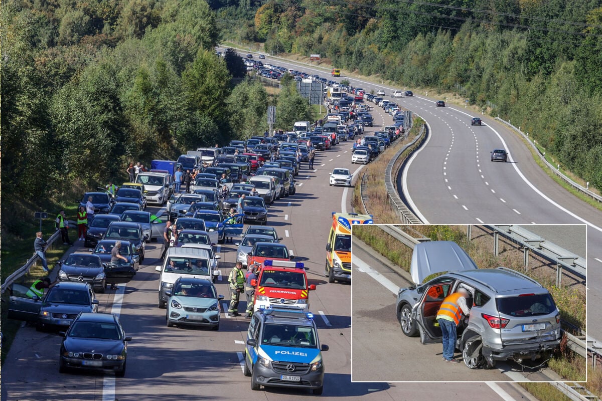 Sperrung nach schwerem Unfall: Stau-Chaos auf A4