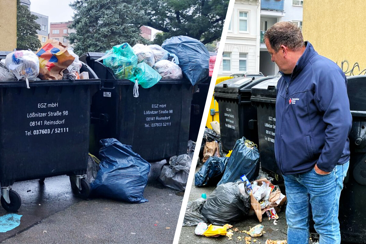 Müll-Ärger an Kita in Crimmitschau: "Das alles stinkt zum Himmel!"