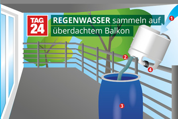 Regenwasser sammeln: Tipps für Balkon, Garten & DIY-Lösungen